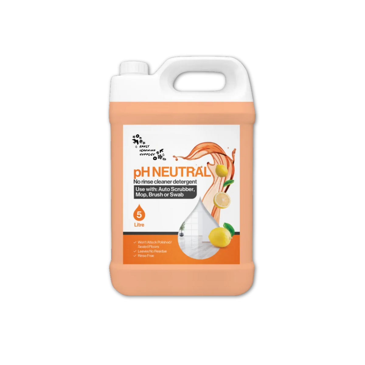 pH Neutral No Rinse Floor Cleaner 5L – Early Learning Supplies
